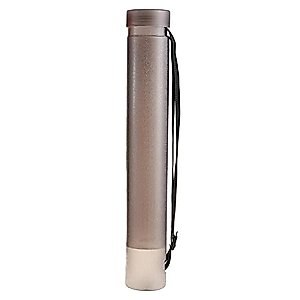 Newmind Document Poster Tube - Plastic Storage Tube - Telescoping for Posters, Artwork and Drawings Model - Grey