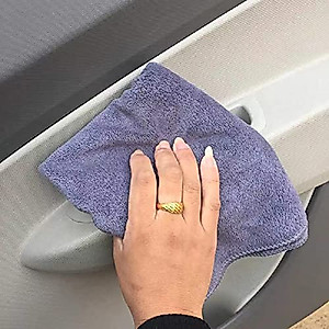 CHEYUAN Microfiber Towels for Cars，Car Drying Wash Detailing Buffing Polishing Towel with Plush Edgeless Microfiber Cloth for Cars Polishing Washing and Detailing (15.7x23.6 in. Pack of 5)