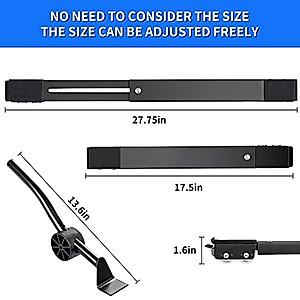 Draywitt expandable appliance roller - appliance rollers for washer and dryer,base mover for washer and dryer（GREY)