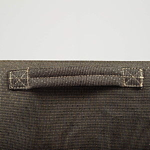 Budge P1W01BTNW3-2PK StormBlock Hillside Patio Chair Cover (2 Pack) Premium Outdoor Waterproof, Medium, Black and Tan Weave