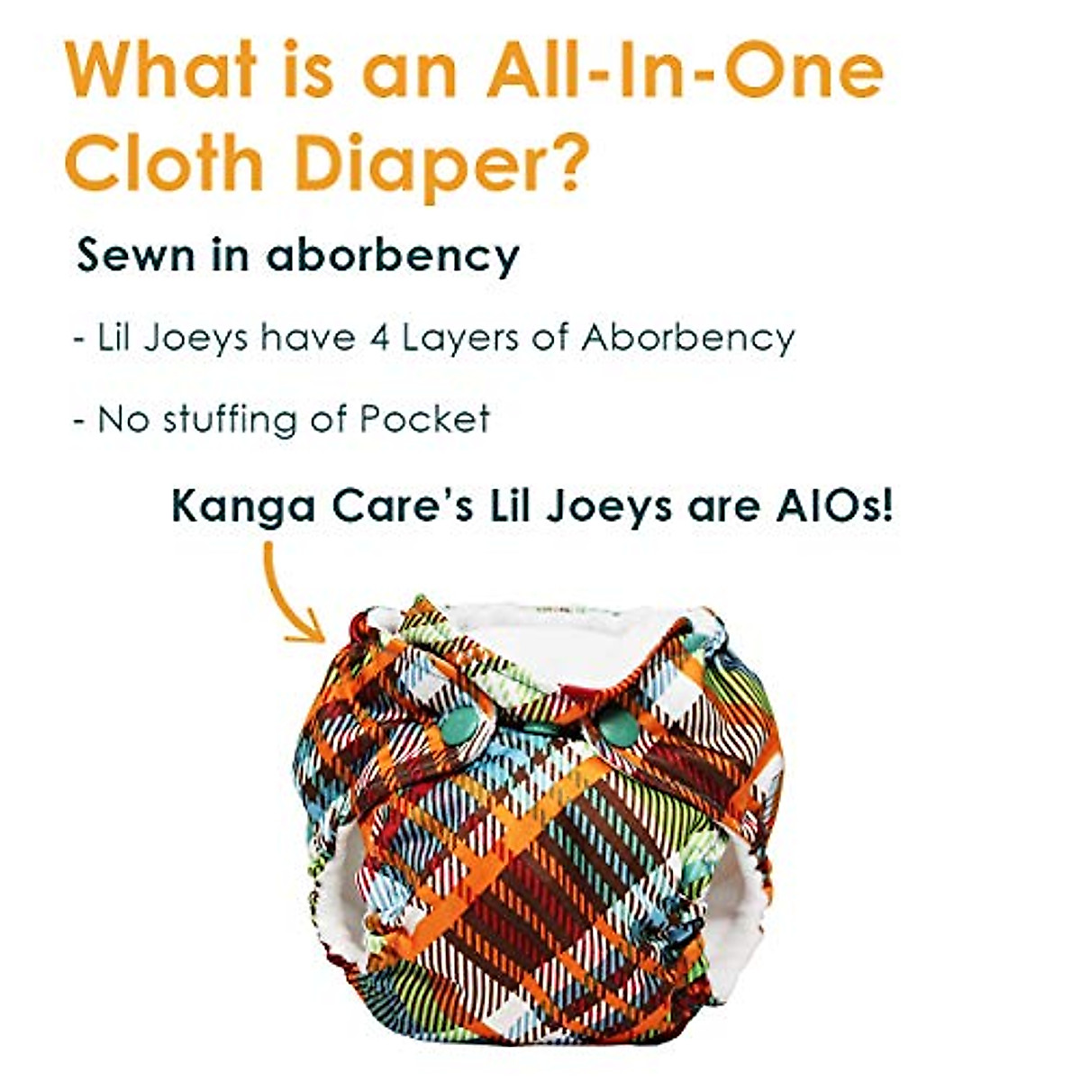 Kanga Care Lil Joey Cloth Diaper (2pk) Clyde