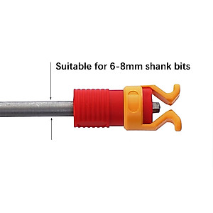 PERFACTOOL 3PC ABS Screw Holder Clamp Fixing Set Screw Gripper Holding Tool for Woodworking, Bit Universal Fixing Sleeve, Hand Screw Clamps