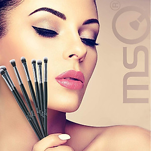 MSQ Eyeshadow Brushes Set 20pcs Makeup Eye Brushes Eyeshadow Blending Brush Eyebrow Eyeliner Lip Brush Beauty Brushes-Black
