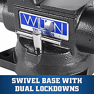 Wilton 1745XC Tradesman XC Bench Vise, 4-1/2" Jaw Width, 3-1/2" Jaw Opening (28840)