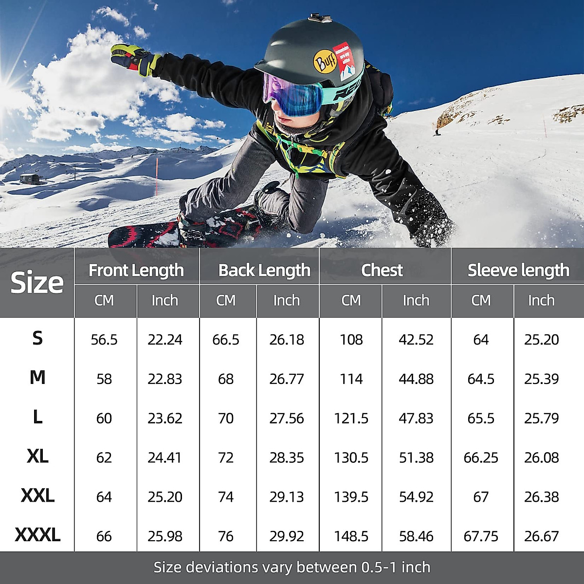 CAMEL CROWN Women's Ski Jacket Winter Snow Coat Warm Fleece Mountain Waterproof Female Jacket