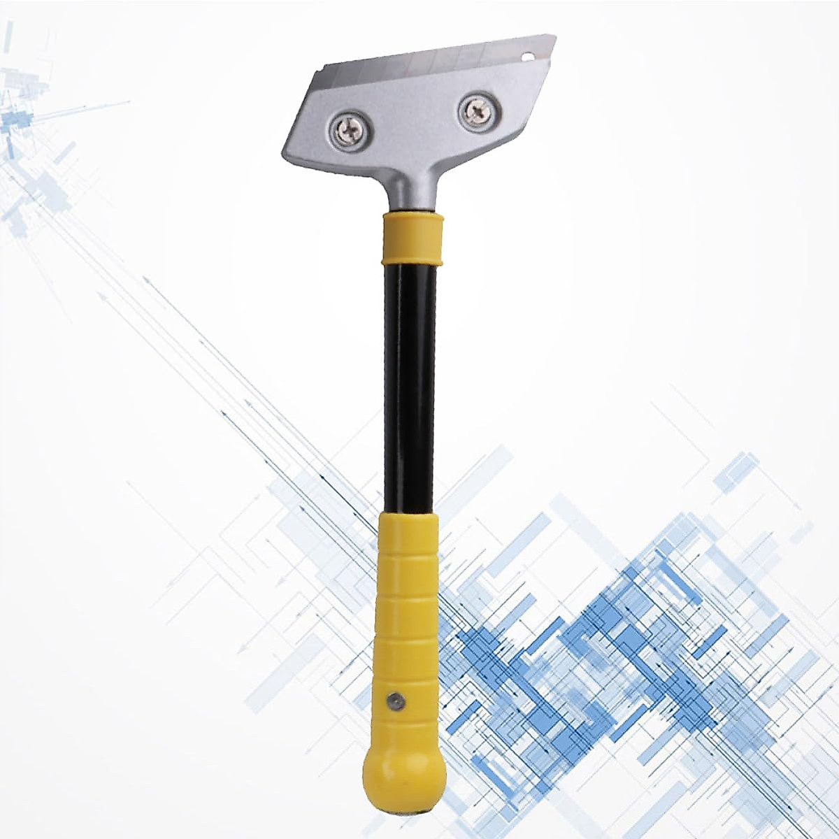 STOBAZA Cleaning Scraper Tile Blade Scraper Tonge Scrpaer Tools Tile Scraper Handle Razor Scraper Paint Squeegee Blade Scraper Cleaners Flat Razor Scraper Razors Paint Spatula Shovel Balde