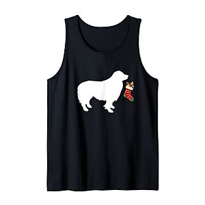 Border Collie Christmas Stocking Stuffer Dog Tank Top