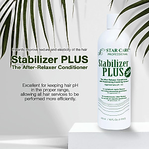 STAR CARE Stabilizer Plus The After-Relaxer Conditioner With Penetrating Foaming Action Approximate pH. 3.5 (4oz)