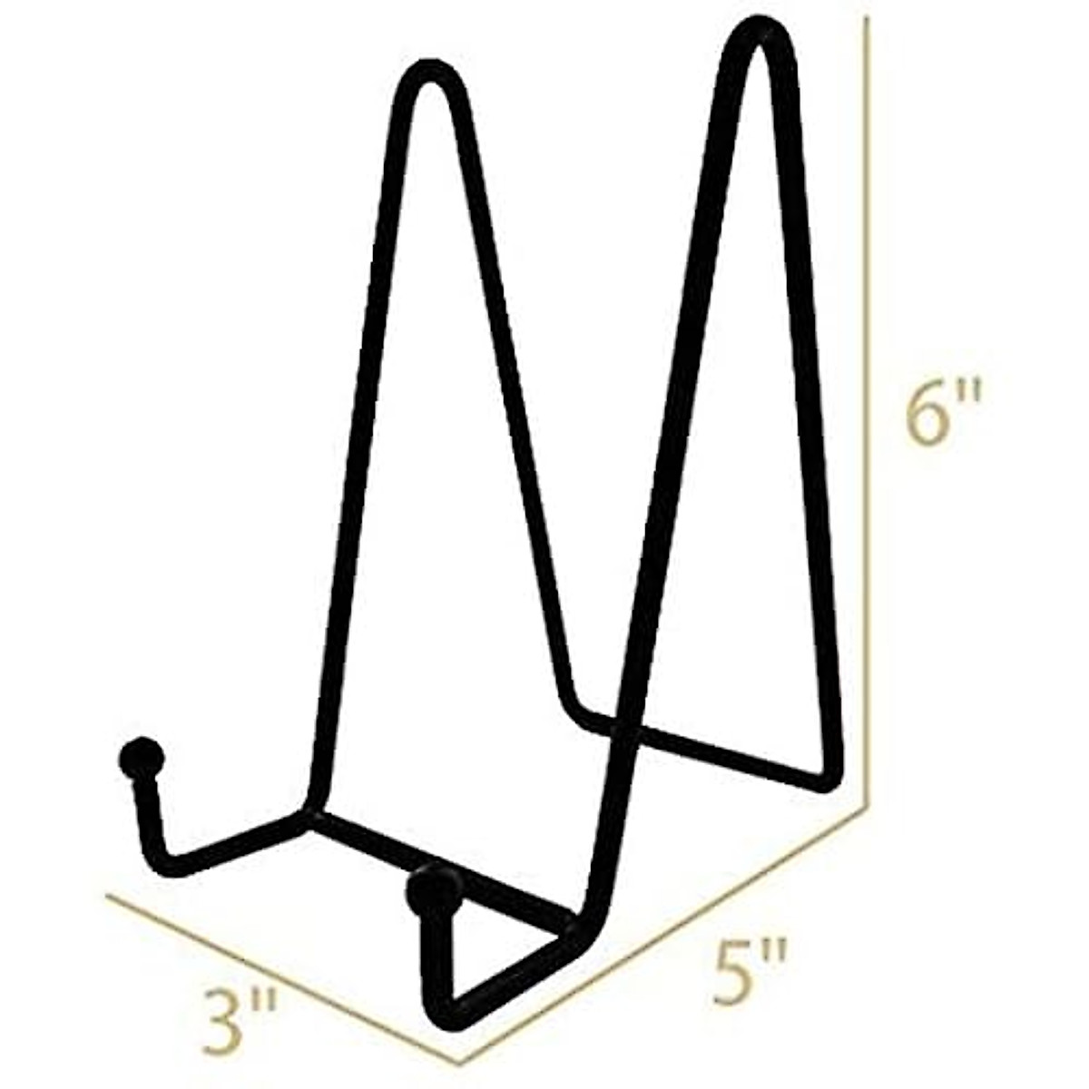 Black geometric N-shaped rack, display rack, iron decorative porcelain plate rack, photo frame, handicraft rack