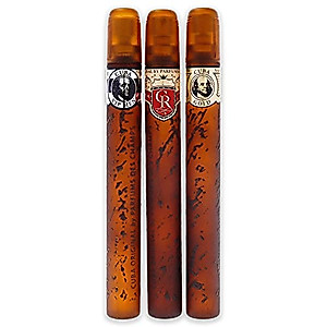 Cuba Trio 1 Men 3 Pc Gift Set 1.17oz Gold EDT Spray, 1.17oz Royal EDT Spray, 1.17oz VIP EDT Spray