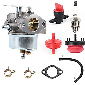 632334A Carburetor for Tecumseh 632334 632111 640334A 632370A Carburetor, HM70 HM80 HMSK80 HMSK90 Engines, 38080 824 Snow Blower Thrower Craftsman Toro Troybilt Carburetor