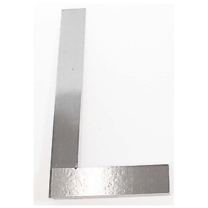 QUIX 6" x 3" Carbon Steel Machinist Try Square | Robust Construction | Precise 90° Angle Measurement | Ergonomic 1.4 cm Polished Handle | Lightweight & Versatile Tool