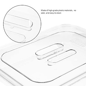 LIFKOME Cupcake Stand Plastic Catering Trays with Lids Chafing Dish Buffet Set Clear Food Display Box Bakery Pan Display Case Organizer for Business Buffet Tray Food Container Food Containers