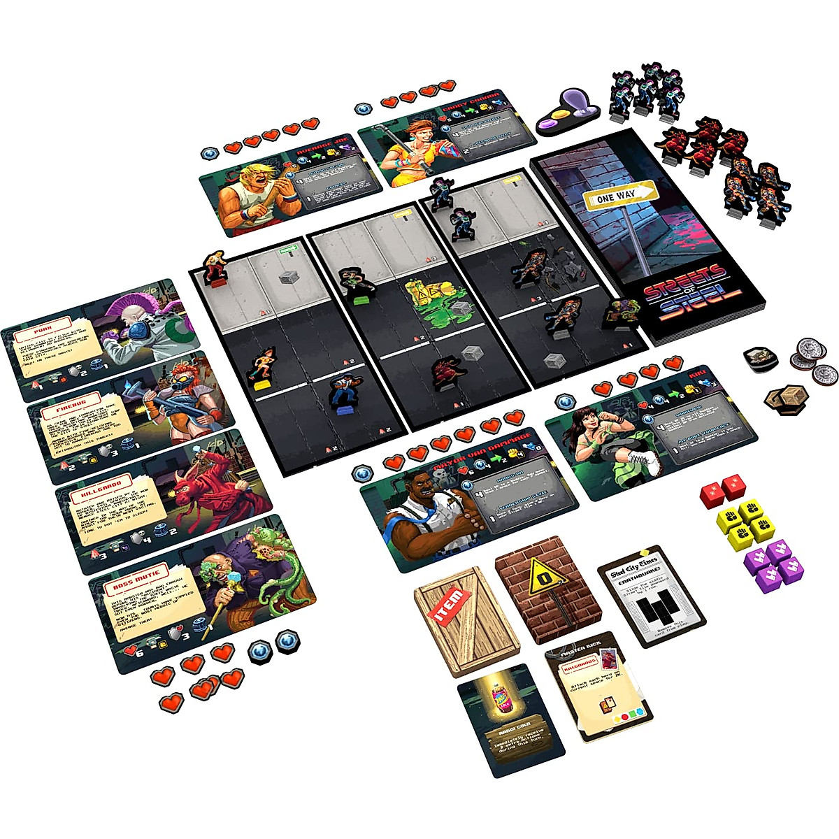 Greater Than Games Wild Power Games Streets of Steel - Kickin Asphalt