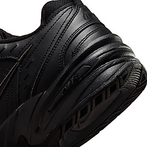 Nike Men's Air Monarch IV Cross Trainer, Black/Black, 8.5 X-wide US