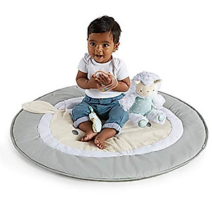 Ingenuity Sheppy’s Spot Ultra Plush Baby Activity Gym & Tummy Time Mat, Newborn and up - Corrie