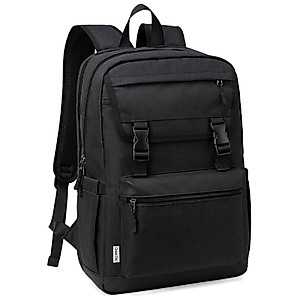 Laptop Backpack Mens, ChaseChic Large Anti Theft Travel Backpack, Waterproof School Rucksack Bag fit 15.6" Laptop (Black)