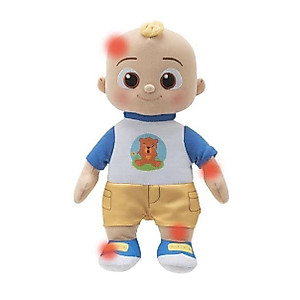CoComelon Official Musical Doll Collection, Soft Plush Body, JJ + Cody Sing Along Friends (Boo Boo JJ Deluxe Plush)