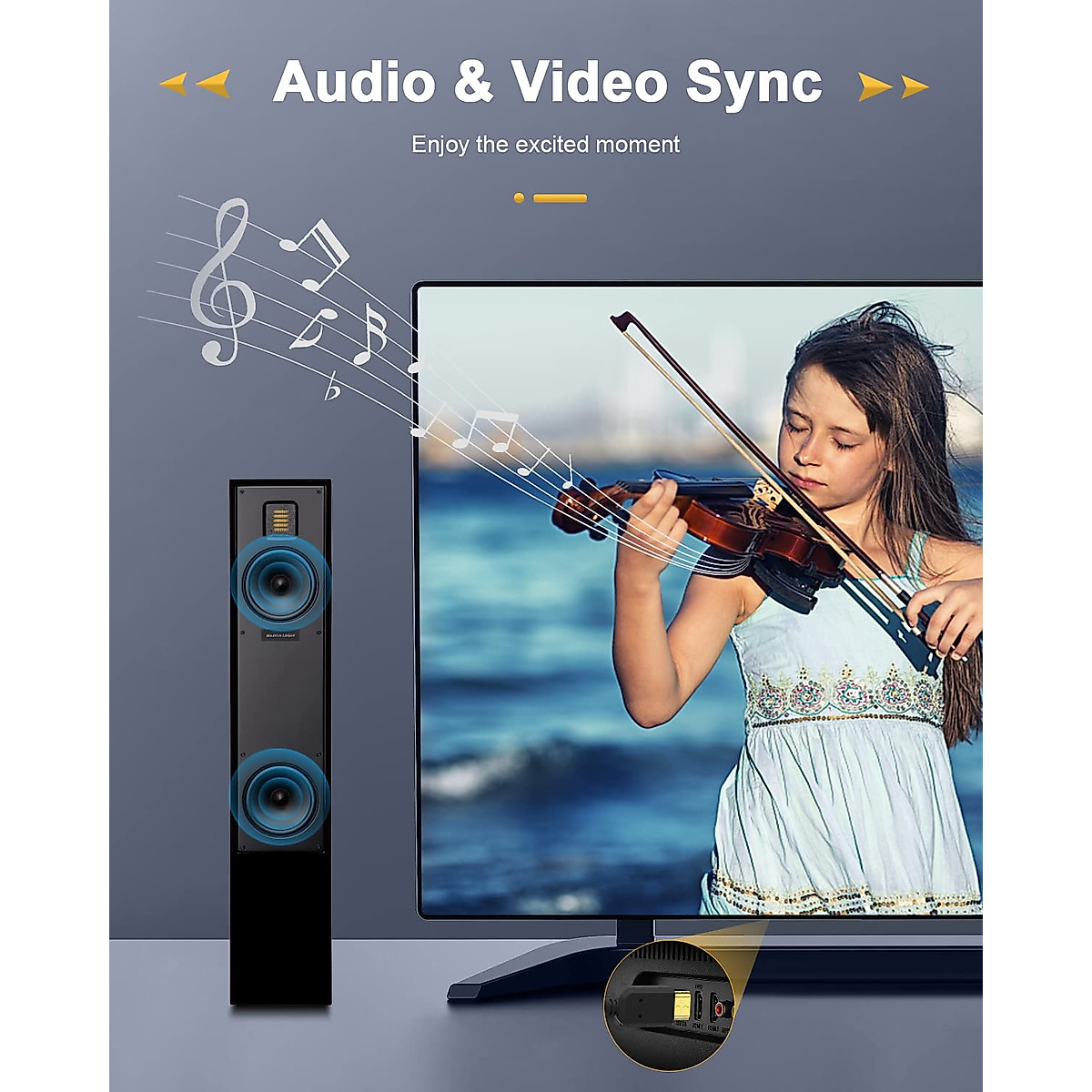 EXTRACTME HDMI Extension Cable, 2-Pack High Speed HDMI Male to Female Extender Adapter Converter Support 4K 3D for Google Chrome Cast, Roku Stick, TV Stick, HDTV, PS3/4, Xbox360, Laptop and PC