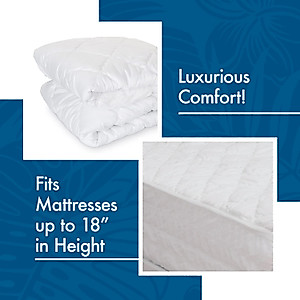 Tommy Bahama Triple Protection Stain Release Waterproof Mattress Pad Twin XL