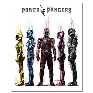 Power Rangers Movie Prints - Set of 4 (8 Inches X 10 Inches) Poster Photos