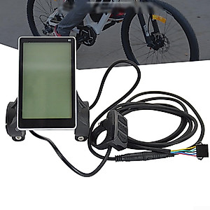 Electric Bike LCD Display, 5Pin E-Bike M5 Display Meter Control Panel, Electric Scooter Speedmeter with Control for Electric Bikes