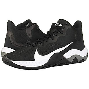 Nike Renew Elevate Mens Basketball Trainers CK2669 Sneakers Shoes (UK 11 US 12 EU 46, Black White Smoke Grey 001)
