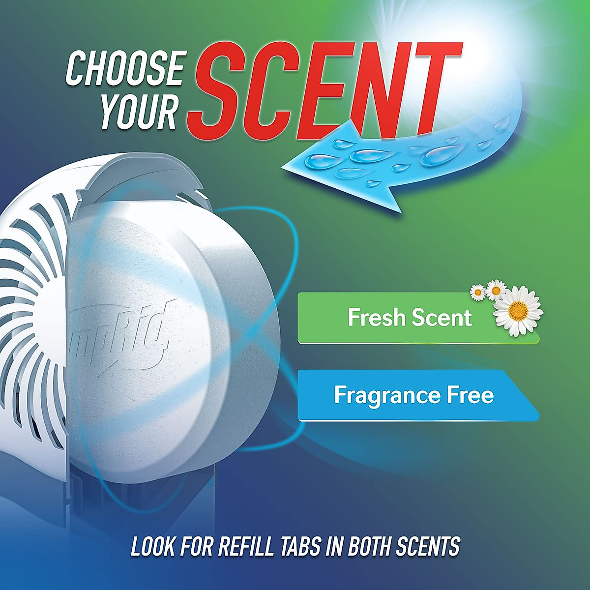 DampRid Drop Starter Kit with 2 Fragrance Free Moisture Absorbing Tabs –Odor Eliminator for Fresher, Cleaner Air, 2 Count, White, 15 Ounces