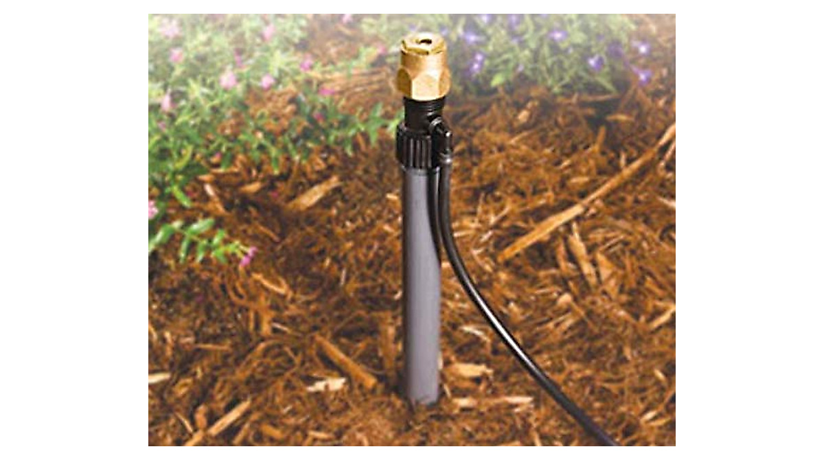 One Stop Outdoor Drip Irrigation Riser Adapter - Dual Method Usage