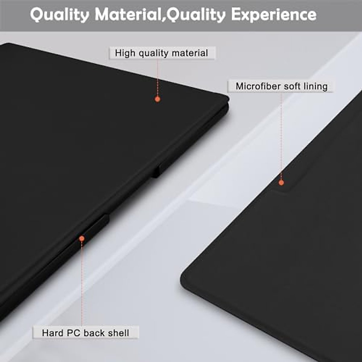 Aippdo Case for Remarkable Paper Pro Tablet 11.8" (Released in 2024), Hard Back Shell Protective Book Folio Cover with Built-in Pen Holder, with Auto Sleep/Wake Function.