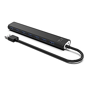 SHYPT USB 3.0 7-Port USB Hub High Speed 5Gbps 3.0 Hub Splitter USB-Hub for Laptop and Desktop