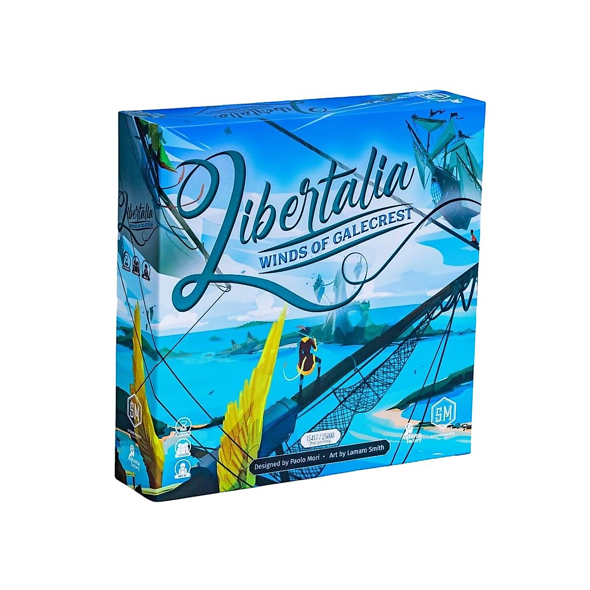 Stonemaier Games: Libertalia: Winds of Galecrest | Pirate-Animal Crews Take to The Skies in This Strategy Board Game About Collecting Loot | 1-6 Players, 60 Mins, Ages 14+