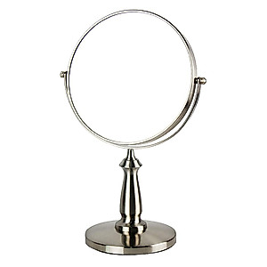 DITUDO Mirrors Led Makeup Mirror Lighted Vanity Mirror with Magnifying, Double Sided Mirror with Stand,Degree Rotation