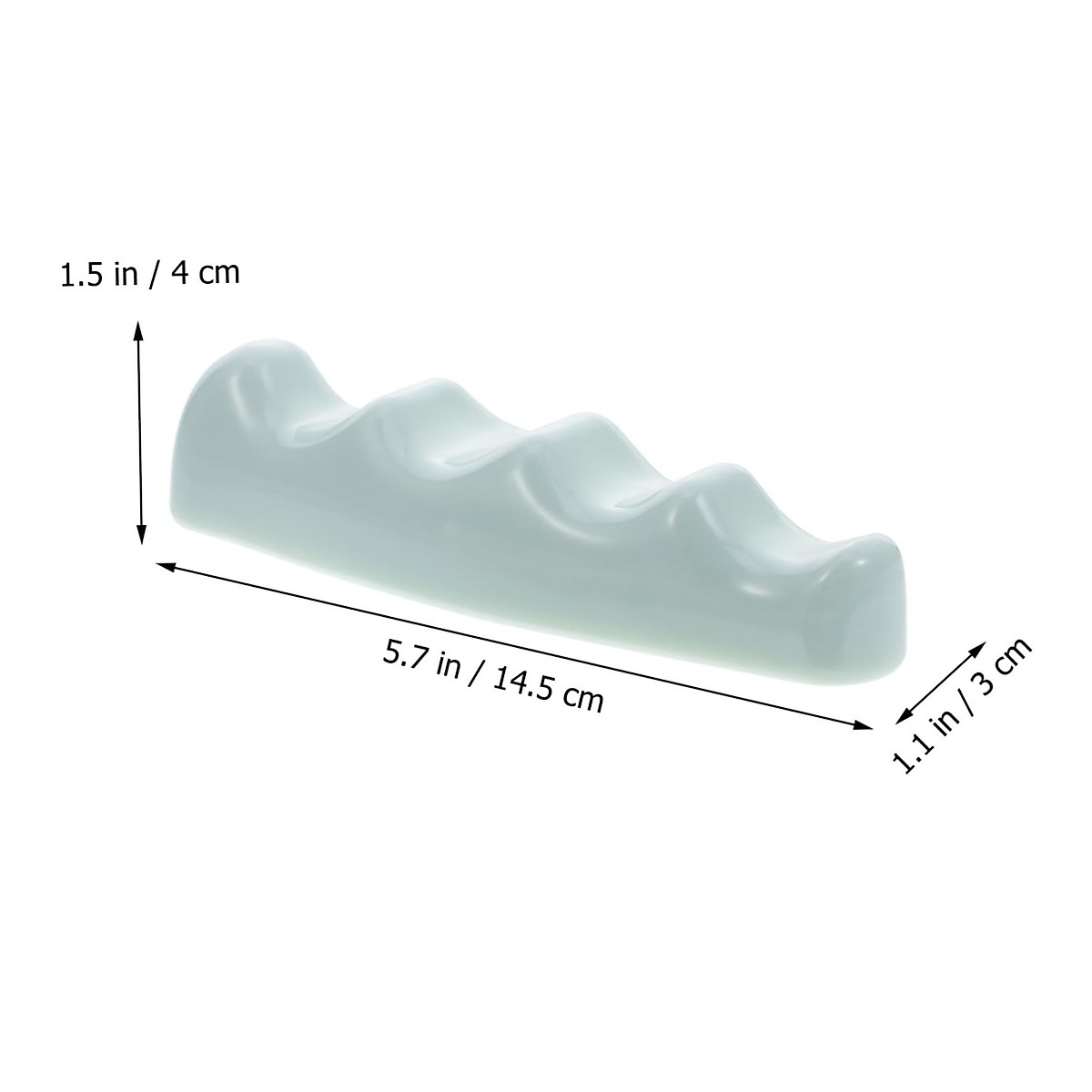 Imitation Jade Calligraphy Brush Holder Chinese Brush Rack Home Office Paint Brush Rest Organizer Chinese Calligraphy Practice Supplies