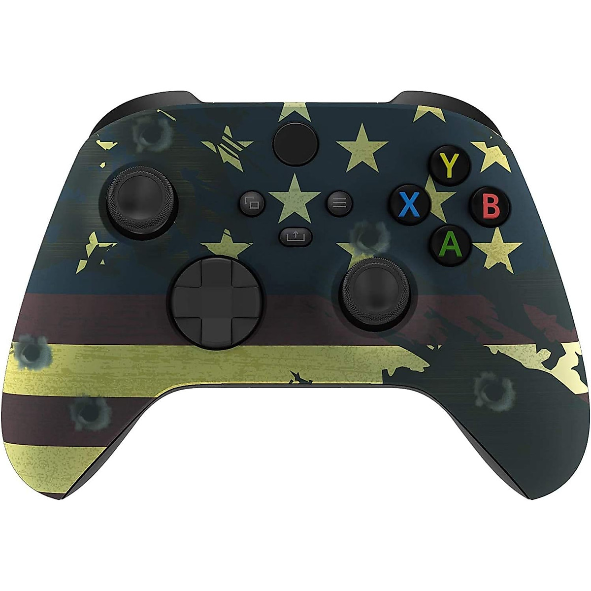 Xbox Custom Gaming Controller -Soft Shell for Comfort Grip X for Microsoft Xbox Series X/S 1 (Flag)