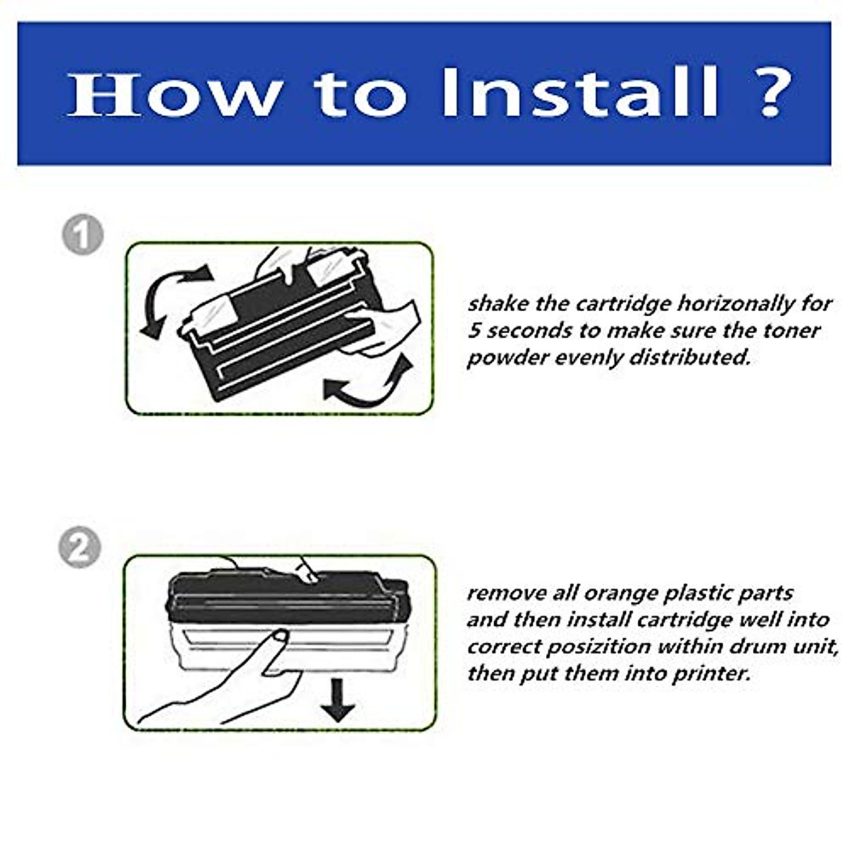 USUPERINK Compatible Drum Unit Replacement for Brother DR620 DR-620 to use with HL-5370DW MFC-8370 DCP-8060 DCP-8080DN DCP-8085DN DCP-8065DN MFC-8480DN HL-5340D DCP-8050DN(Black, 1 Pack)