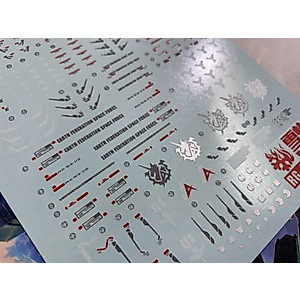 ANSAI Decals Decal Fluorescent fits Hobby RG 1/144 Hi Nu Hi v Scale Model kit