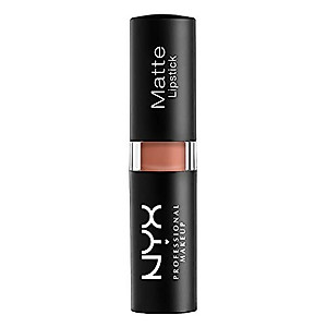 NYX PROFESSIONAL MAKEUP Matte Lipstick, Bare With Me, 0.16 Ounce (MLS38)