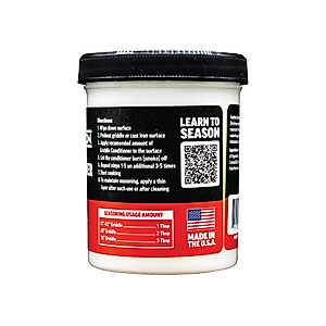 Char-Griller 8999 Flat Iron Griddle Conditioner Grill Accessory,Black