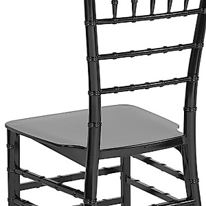 Flash Furniture 2 Pk. HERCULES Series Mahogany Resin Stacking Chiavari Chair