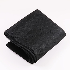 Breathable 3D Air Mesh Fabric,Light 3 Layers Sandwich Spacer Mesh Fabric, Apply to DIY Craft,Upholstery,Home Applications, Chair,Bags,Clothes,Shoes, Lining, 1yard/36"x56",Sold by The Yard (Black)