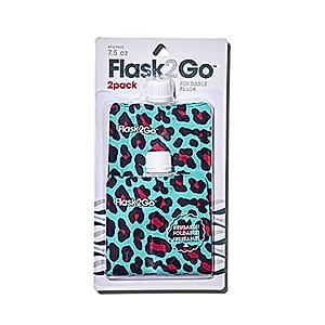 Flask2Go - The Foldable Flexible Flask for Tailgating, Camping, and Concerts (City Cats)