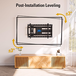 Mounting Dream Long Arm TV Wall Mount for Most 42-90 Inch TV, 40 Inch Extension TV Mount Swivel and Tilt, Full Motion Mount Fits Max VESA 800x400mm, 150 lbs. Loading, 16”,18”, 24” Studs
