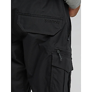 Burton Mens Cargo Pant Relaxed, True Black W21, X-Large