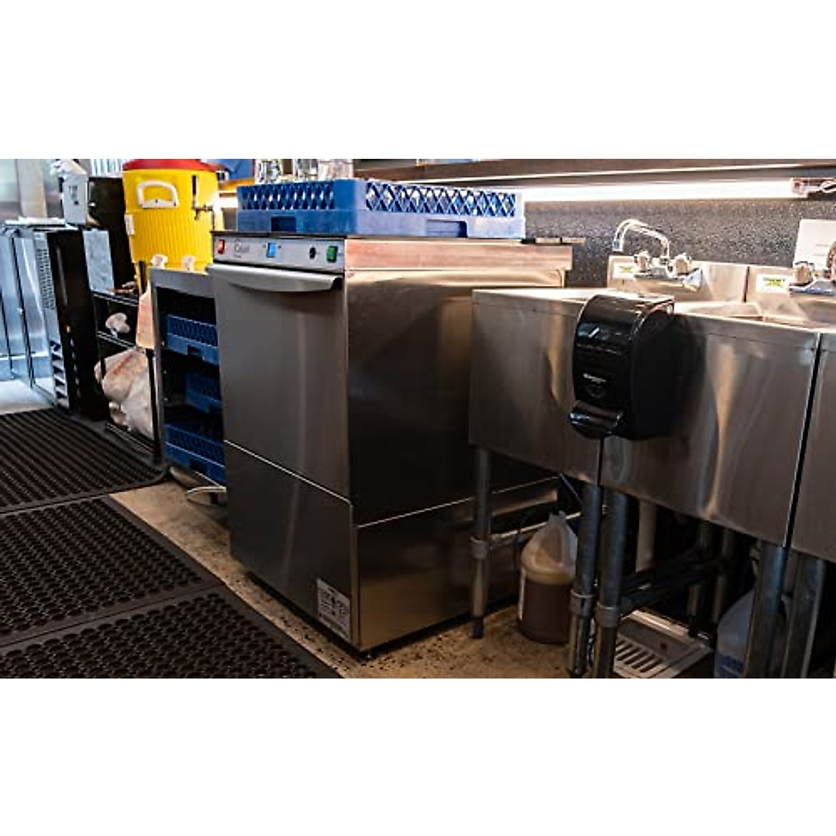 Cobalt 2700HT - High-Temp Undercounter Commercial Dishwasher/Glasswasher Built-in Booster, Built-in Detergent & Rinse Aid Pumps, 24 racks/hr, 208-230V