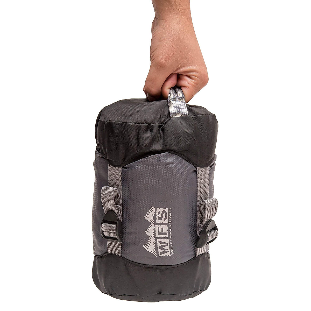 WFS Ultra Lite 40-50 Degree Sleeping Bag or Liner, Black/Grey