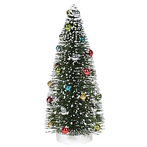 Department 56 Village Collection Accessories Holiday Town Tree Figurine, 9 Inch, Multicolor