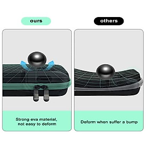 ZHUOVERCI Carry Case for Razer Edge 5G/Wi-Fi, Protective Hard Portable Travel Carrying Case Shell Pouch with Pockets for Accessories and Games for Razer Edge 6.8'' 2022, Black