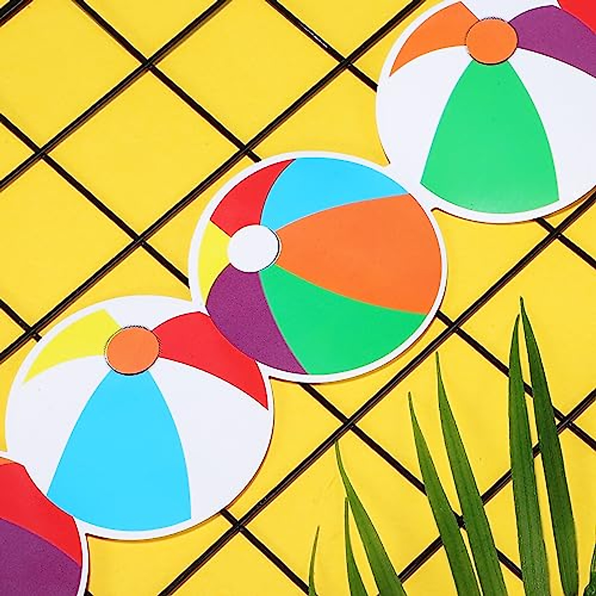 MAGICLULU Bulletin Board Bulletin Borders Stickers Beach Ball Border ...