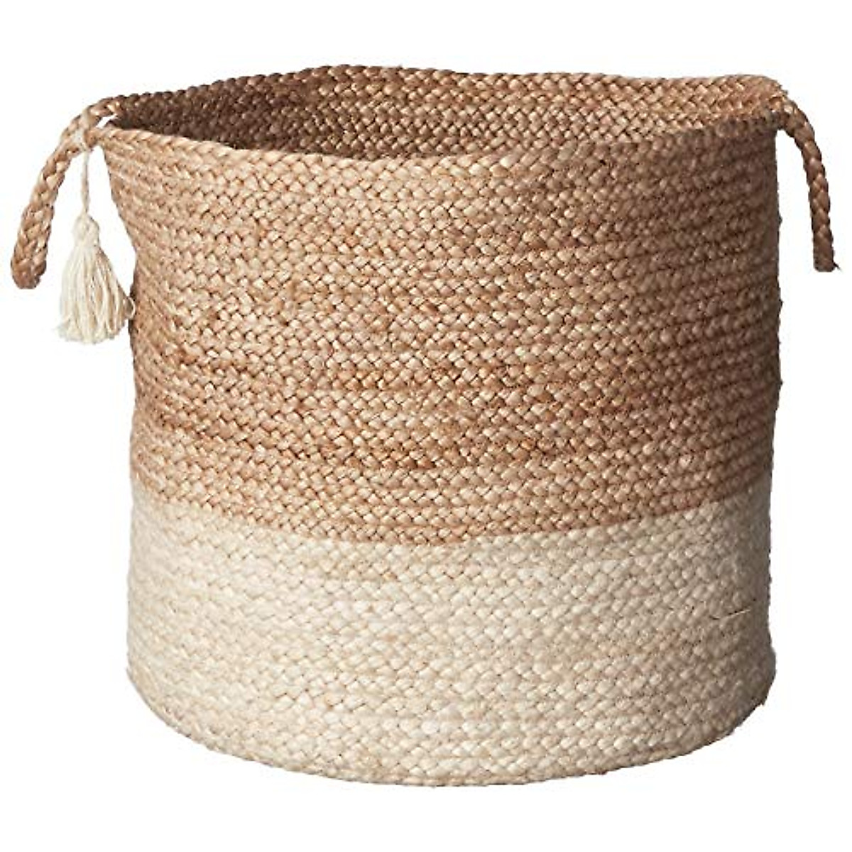 LR Home Montego Storage Basket, 19" High, Natural Jute